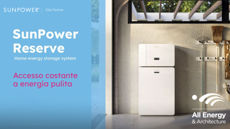 SunPower Reserve - Sistema di accumulo residenziale - All Energy and ...