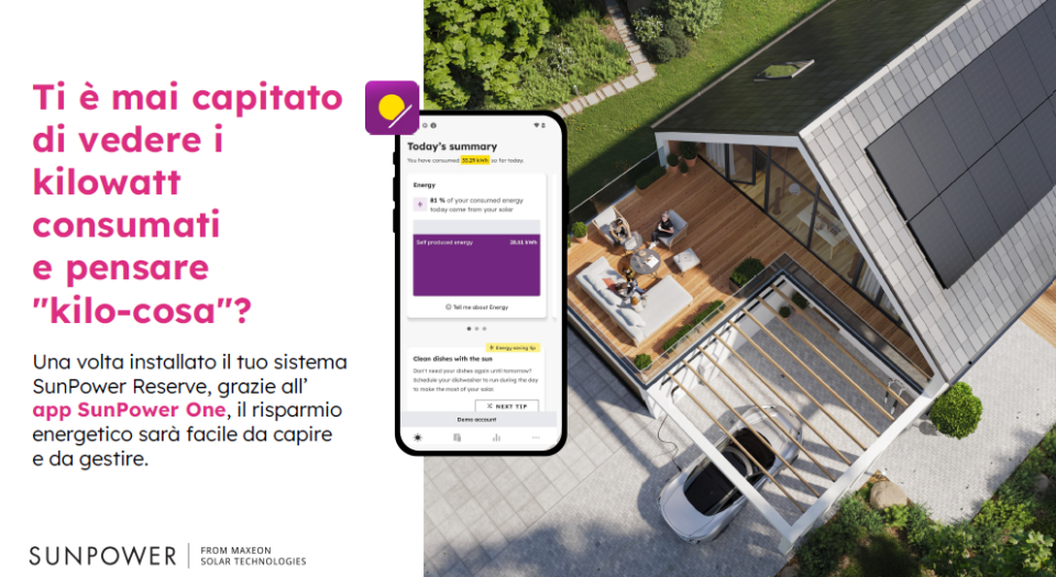 SunPower Reserve - Sistema di accumulo residenziale - All Energy and ...
